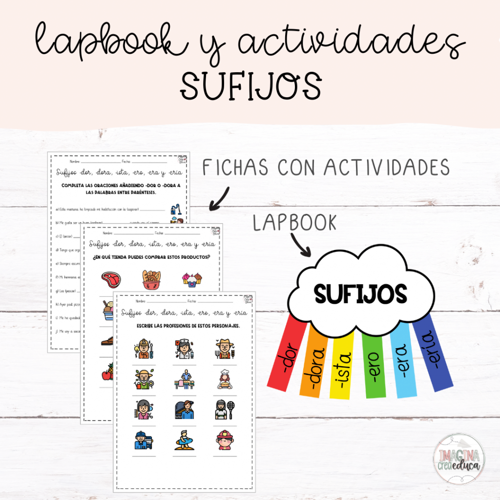 Sufijos – Imagina, crea, educa